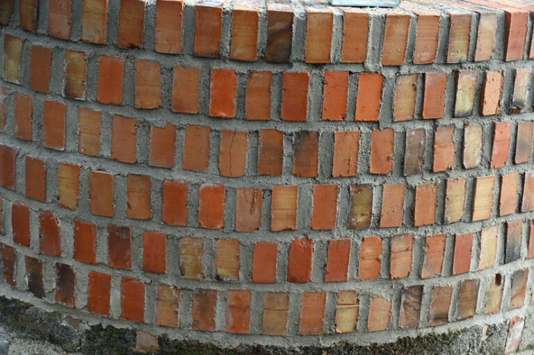 Old well in the garden - European Clay Bricks