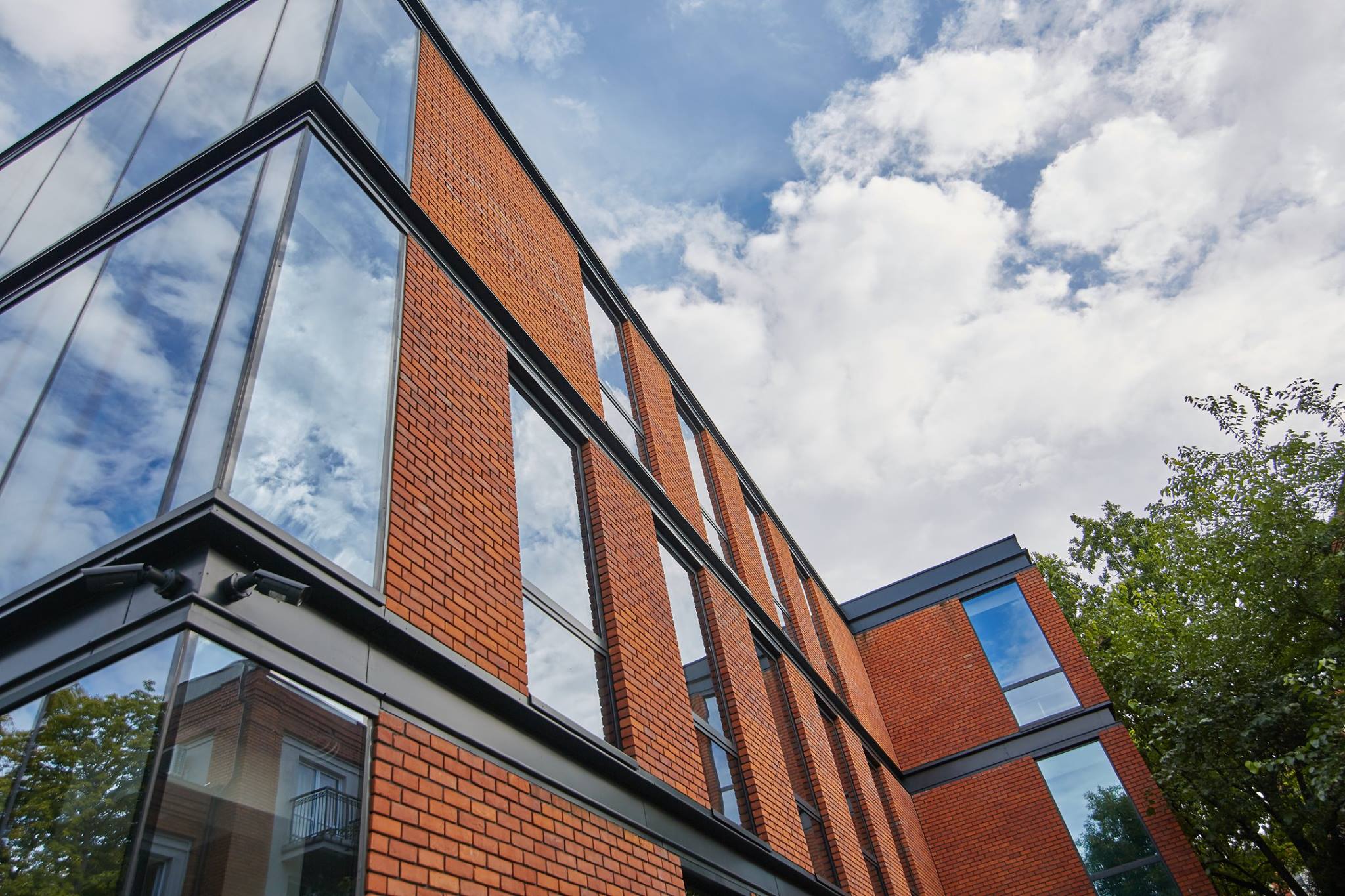 Standard face clay bricks - brick color: red with shades - European ...