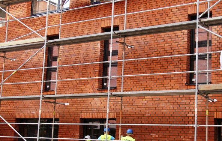 Another project with use of our standard clay bricks for facade ...