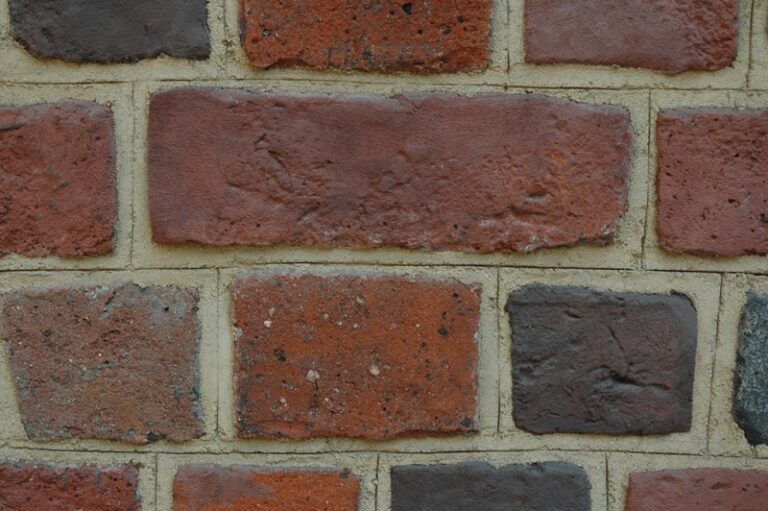 Types of mortar joints in historic brickwork: grapevine mortar joint ...