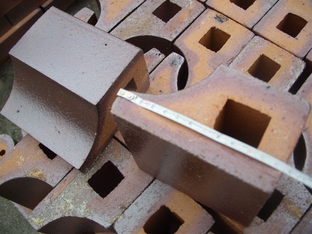 Dark brown glazed special shaped brick - European Clay Bricks