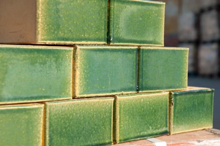 Custom green glazed brick - European Clay Bricks