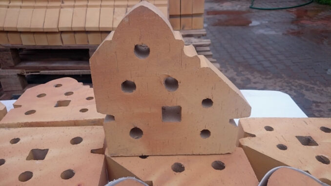 Yellow shape brick for renovation of heritage facade (Project in Sweden ...